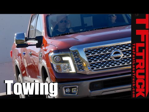2016 Nissan Titan XD Cummins First Tow: Real World Towing MPG Review