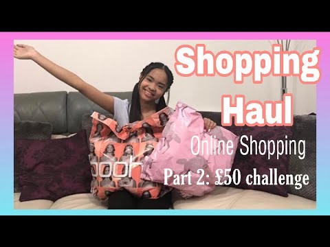 Shopping Haul (Budget: Β£50 Challenge) Part 2/online shopping 2020/Trendy Fashion for teens