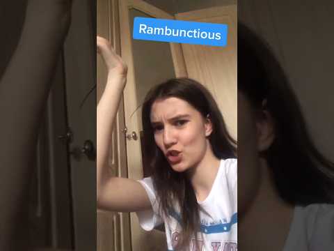 What does Rambunctious mean??