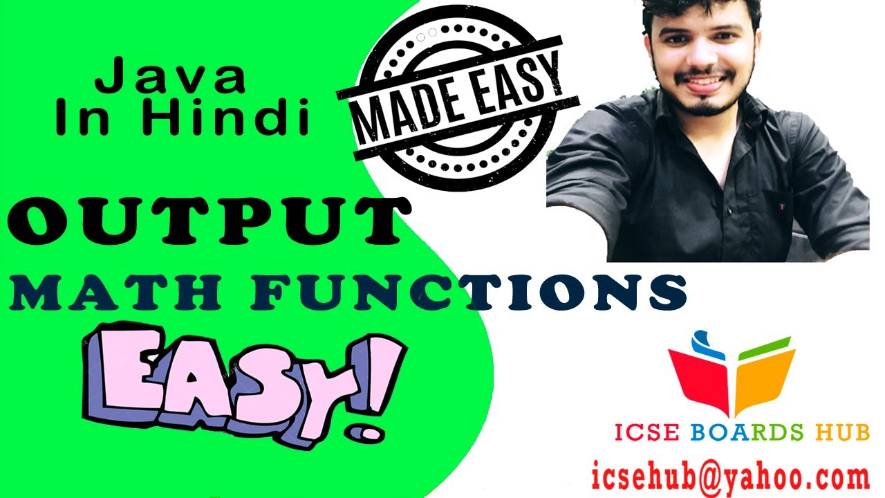 Output Questions on Math Functions in Java | Java Math Function Output | Output Java Questions Hindi