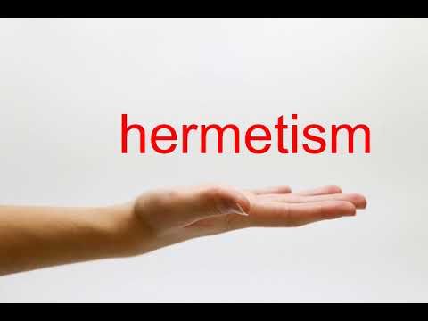 How to Pronounce hermetism - American English
