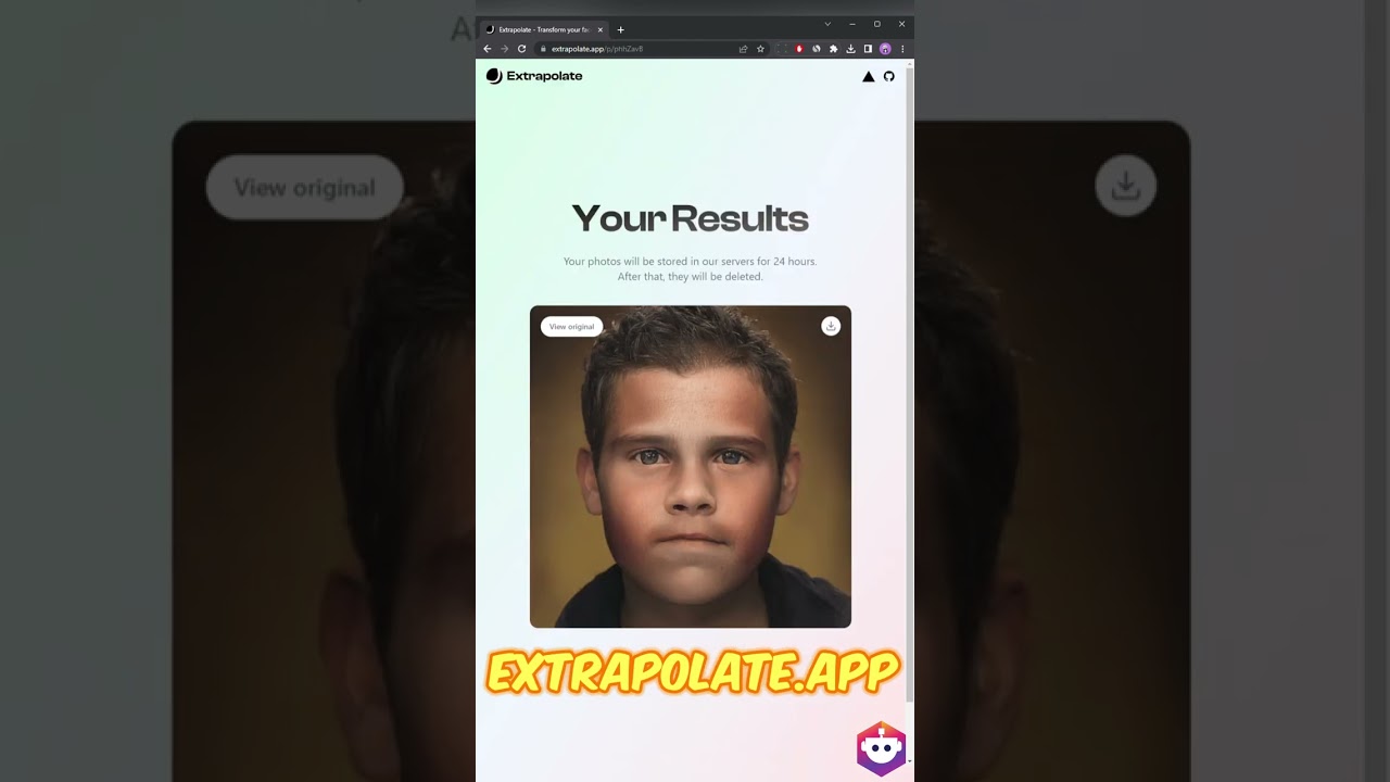 This is absolutely insane. See Yourself in 50 Years