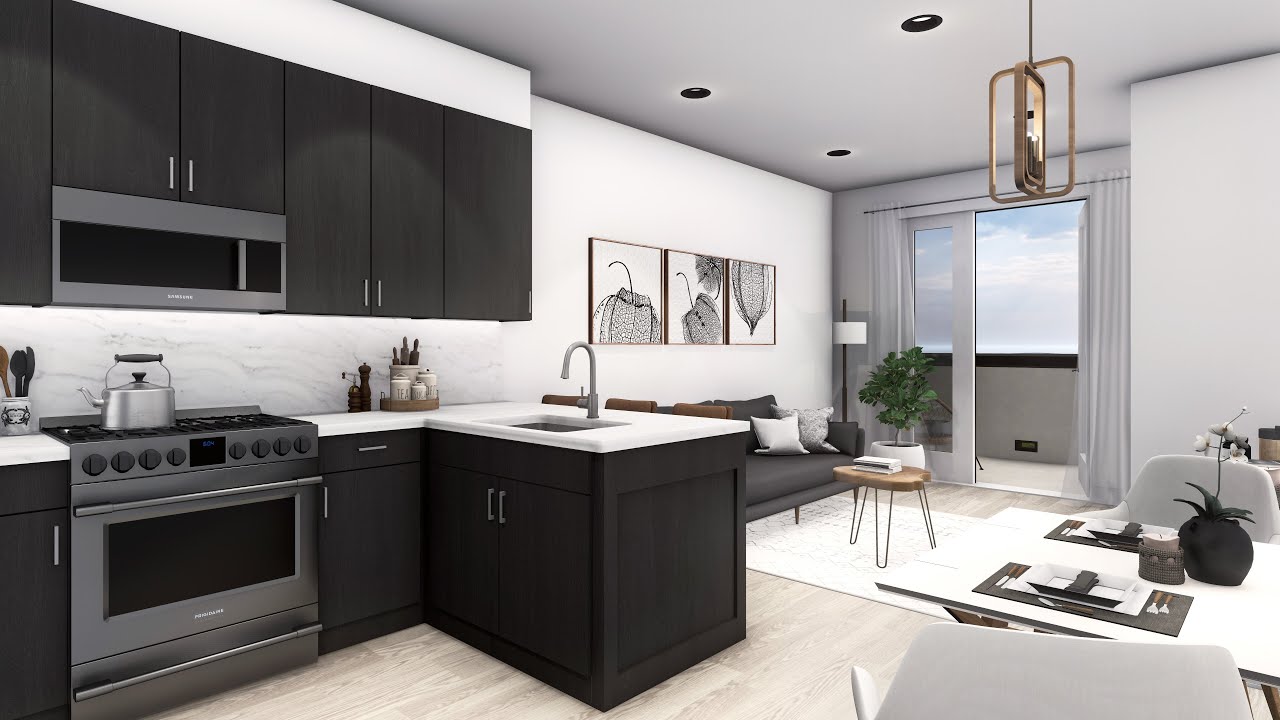 Tour the 1 Bedroom Haven at Palladium | Virtual Rendering
