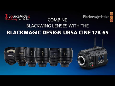 Blackmagic URSA Cine 17K 65 + BlackWing T-Tuned Lens Set | Large Format, Elevated