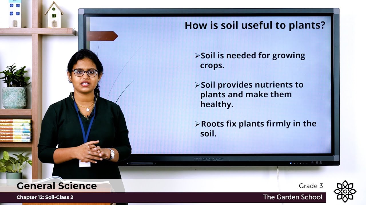 Grade 3 General Science Chapter 12 Class 2 Uses of soil and Exercise