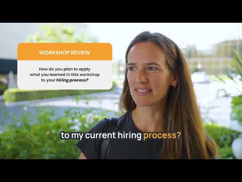 Testimonial: Hiring Process Strategies with AI Workshop