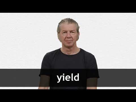 YIELD definición y significado | Diccionario Inglés Collins