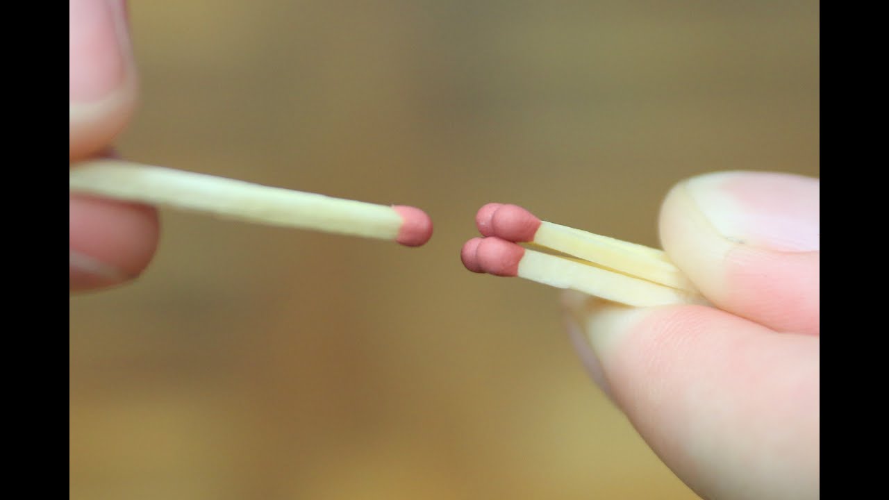 How to Light a Match Against Another One