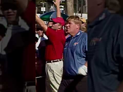 Pt.5 Tiger Woods vs. John Daly Sudden Death ⛳️ #golf #tigerwoods #pga #shortsviral #golflife #shorts