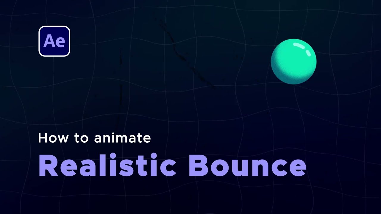Quick-Trick: Create Realistic Ball Bounce In After Effects | Motion Graphics Bounce Beginner | 2 Min