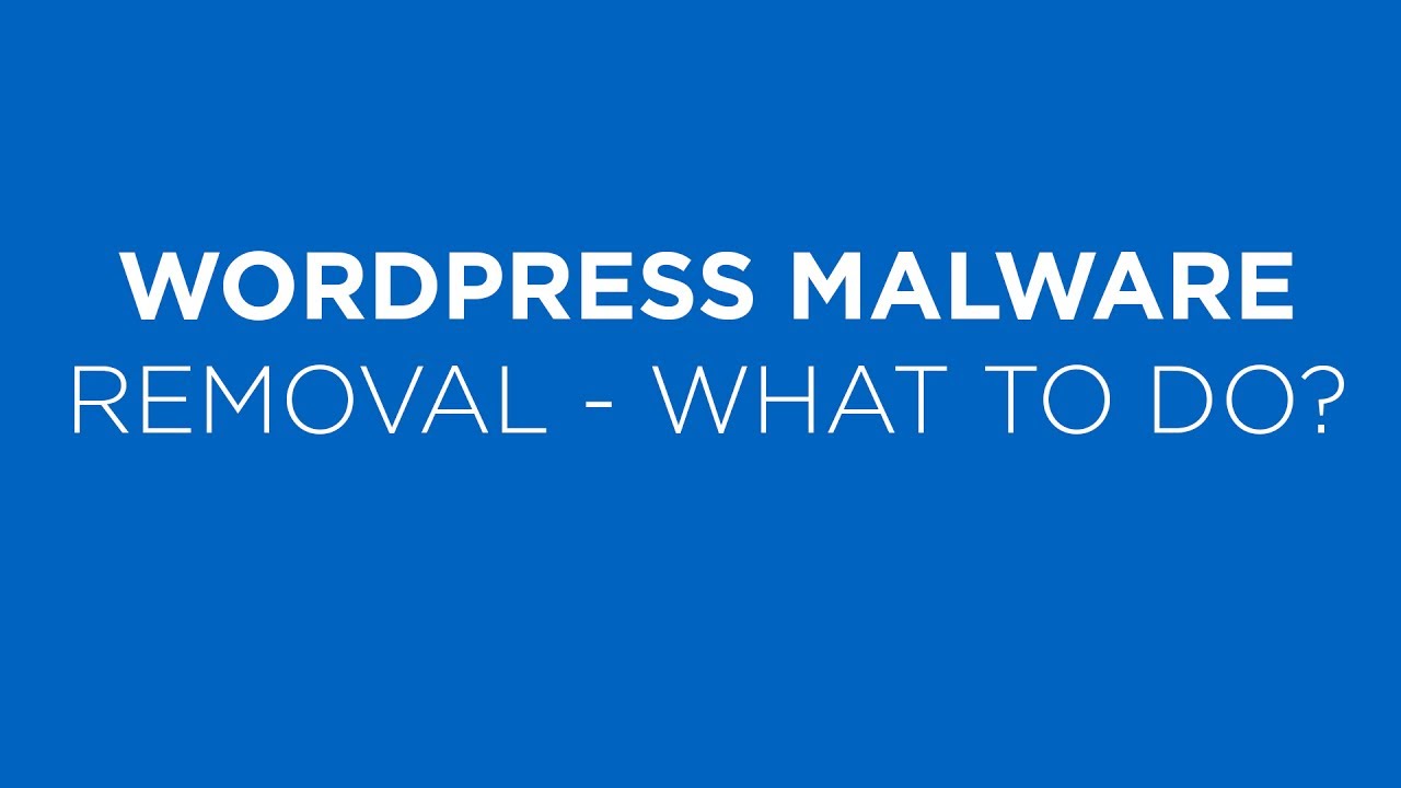 Wordpress Malware Removal For Your Website