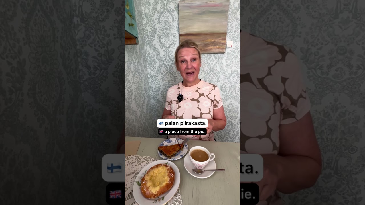 Learn Finnish for being in a café 🥰☕️ #finnishteacher #finnishonline