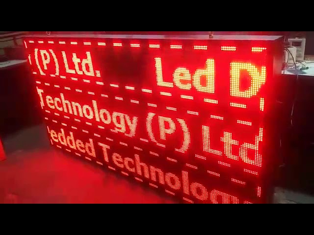 Bus Destination Led Display Board - Led Bus Stop Display Trader ...