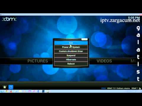 How to enable LiveTV IPTV in XBMC & use m3u listsenglish iptv zargacum net