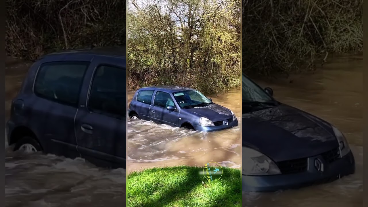 Street Turns Into a River – They Still Went For It 🚙⚠️