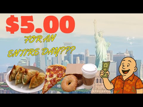 I Survived on $5 for a Day in New York City (The $1 Food Tour)