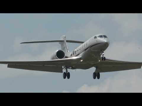 M-DANS GULFSTREAM G650 LANDING RUNWAY 06 - FARNBOROUGH/EGLF UK 20-6-2025