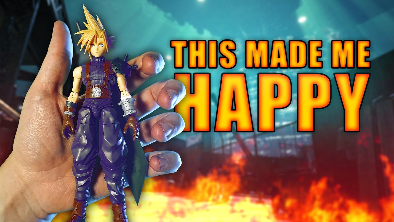 Cloud Strife Structure Arts Unboxing | FF7