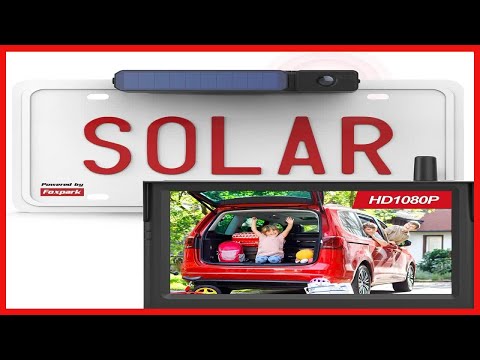 Great product - Solar Wireless Backup Camera for Car (1080P), 3 Mins DIY Installation, Foxpark Sola