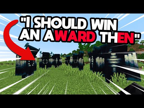 Minecraft, But If I Say "Warden" Then 10 Wardens Spawn...