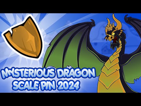 Club Penguin Journey - Mysterious Dragon Scale Pin APRIL 2024