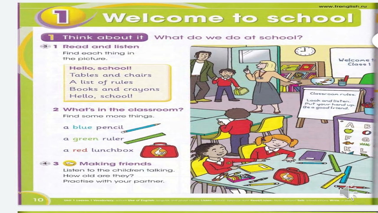 Cambridge-Globa English-unit 1 - lesson 1-Welcome to schoo