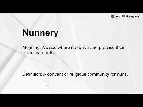 Nunnery Meaning