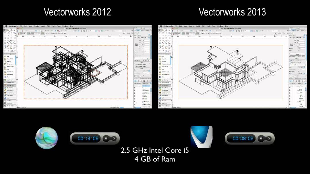 Hidden Line Rendering Performance in Vectorworks 2013