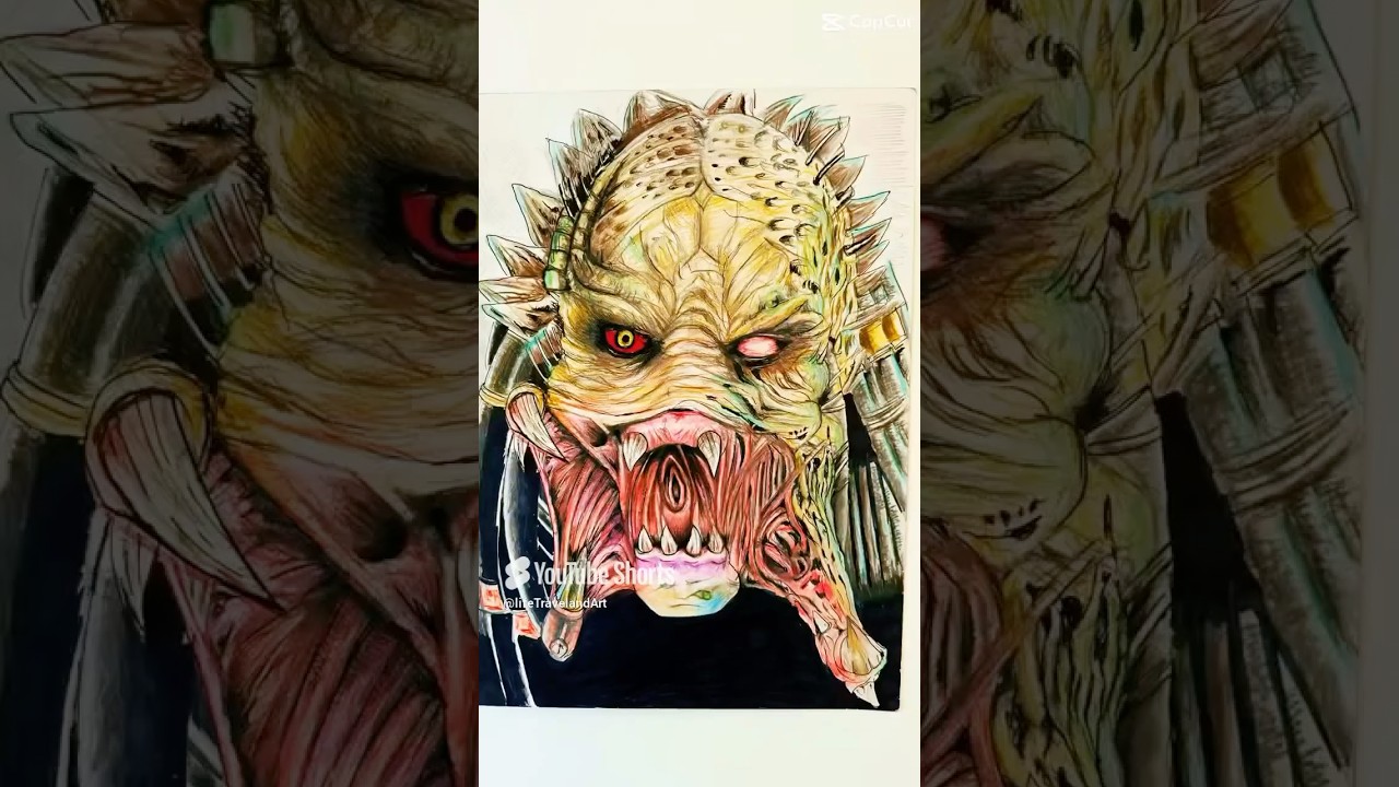 Wolf Predator A3 Drawing