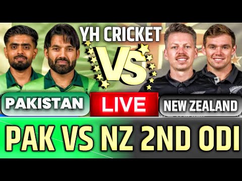 pak vs nz live match score | pakistan vs new zealand 2nd Odi live match today