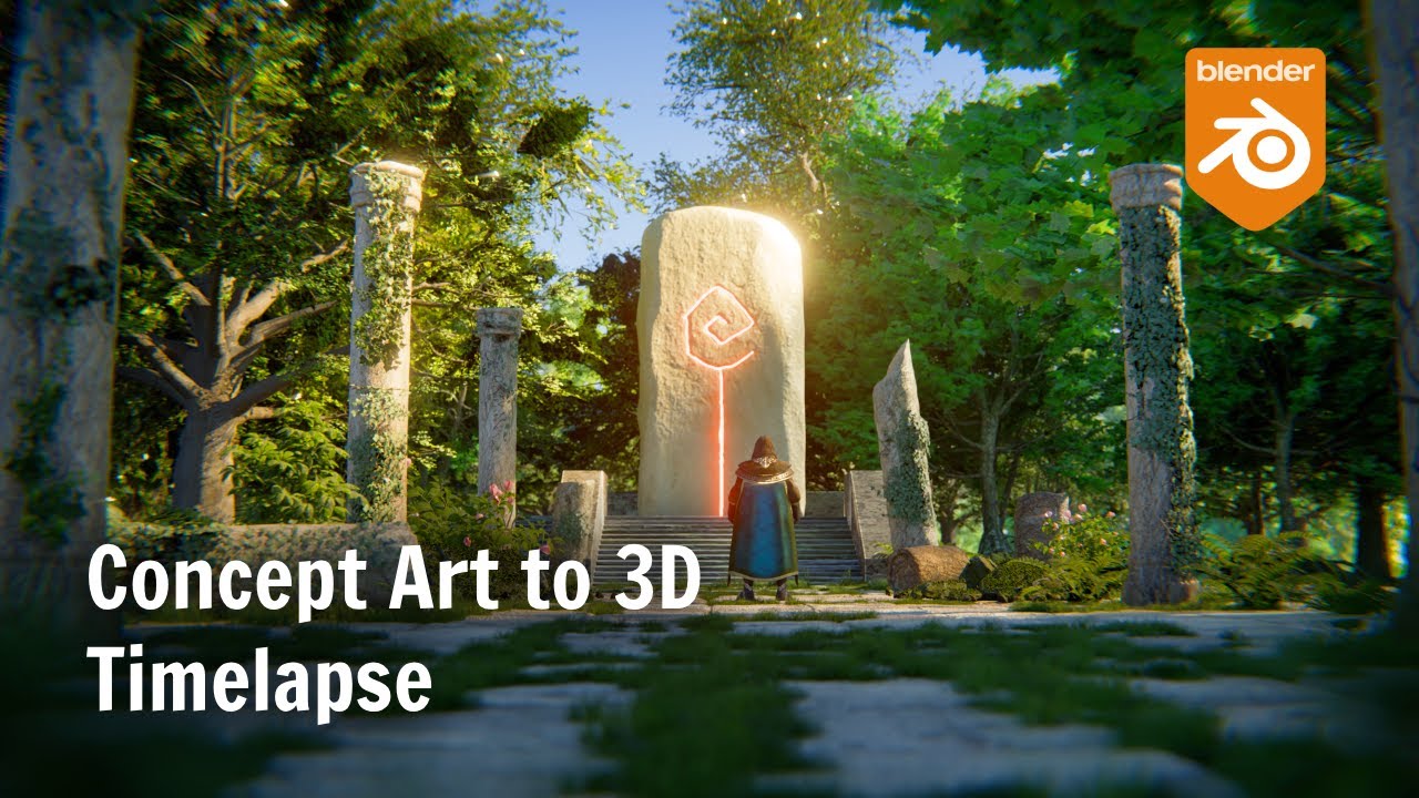 Created with Blender 5.0 | Timelapse