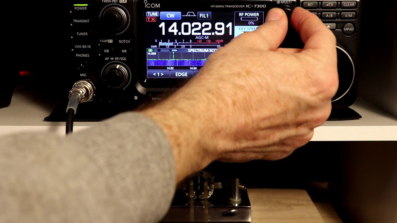 Icom IC7300 A to Z #33 CW Functions