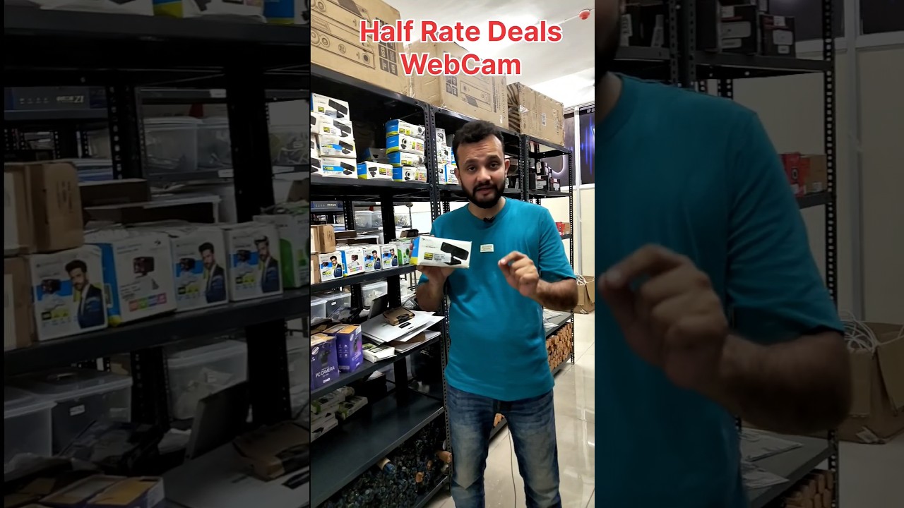 FHD Webcams At 50% Discount - Half Rate Deals #generictechie #webcam #shorts #fhdwebcam