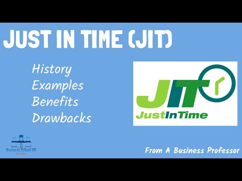 Just-in-Time (JIT) | Supply Chain Management | From A Business Professor