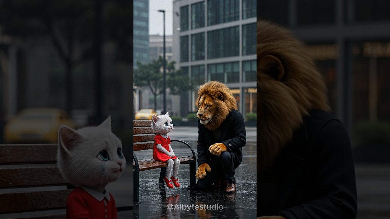 💔 Kitten Lost Mom & Dad’s Love..!#cat #kitten #shorts