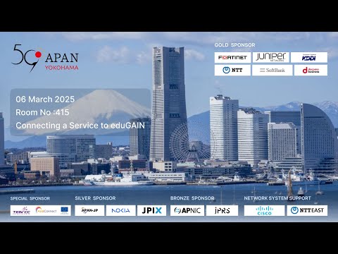 APAN59: Connecting a Service to eduGAIN