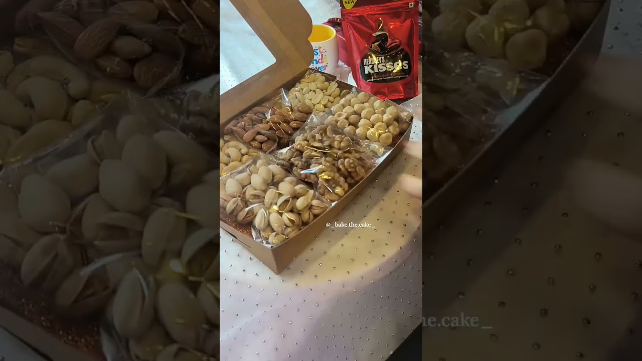 Dry fruits Gift box #trending #chocolate #hampers #gift #gifthampers #cake #birthday #love