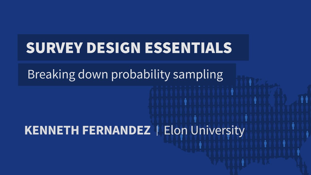 Breaking down probability sampling