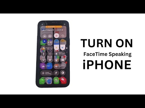 How to Turn On FaceTime Speaking on iPhone