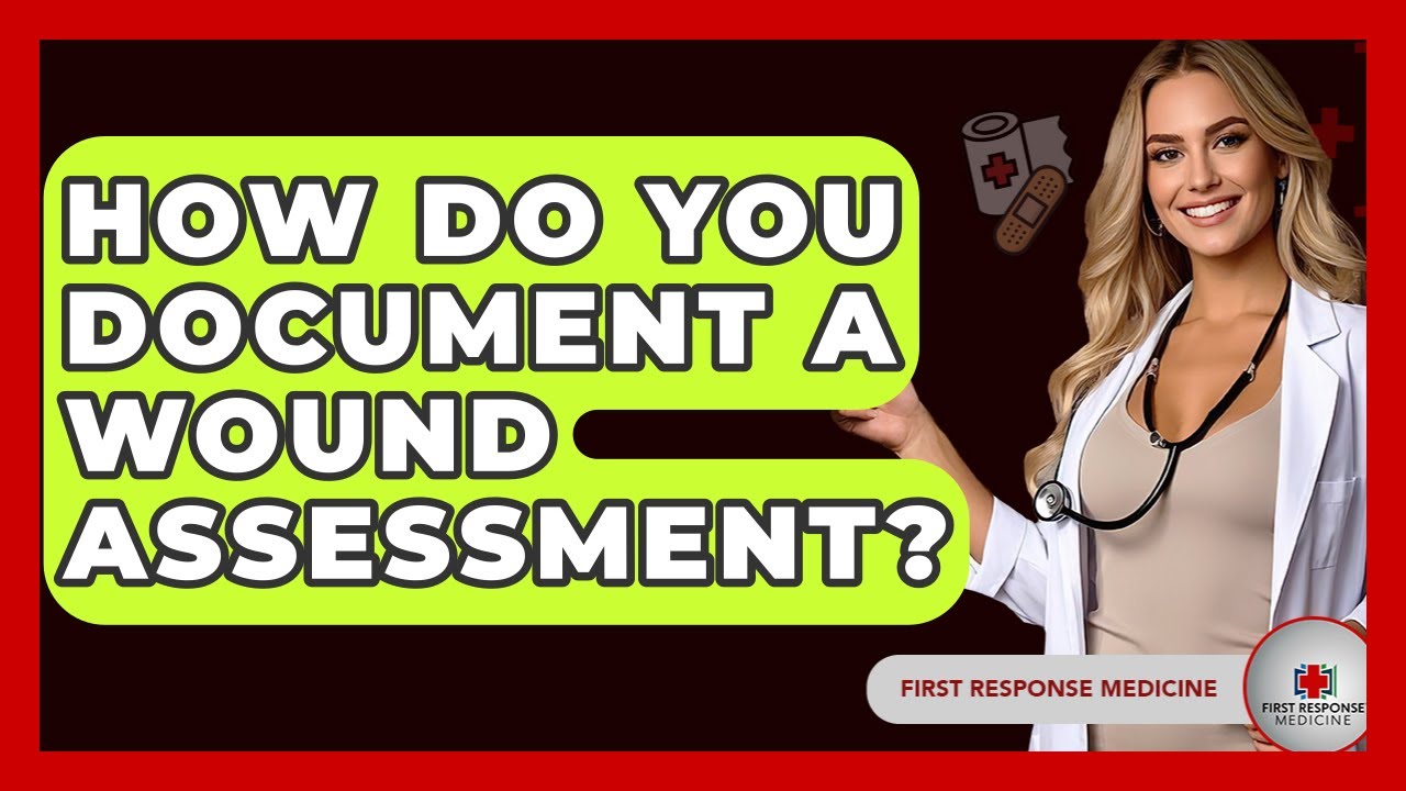How Do You Document A Wound Assessment? - First Response Medicine