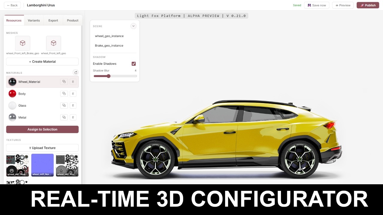 Light Fox Interactive | Next-Gen 3D Web Configurator (Three.js)