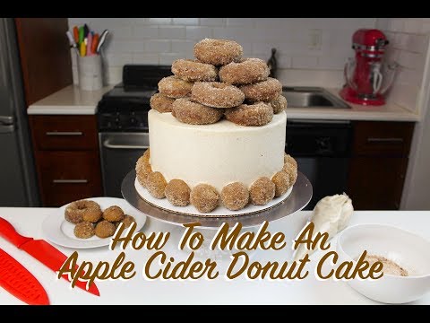 How To Make An Apple Cider Donut Cake | CHELSWEETS