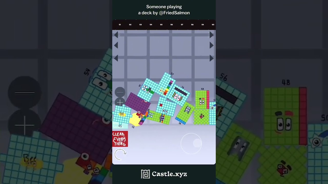 Numberblocks sandbox 1-100