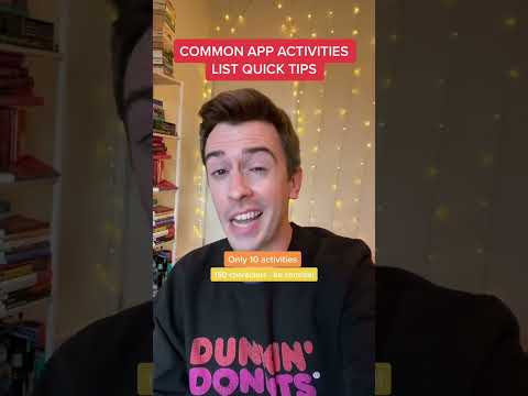 Common App Quick Tips! #shorts #commonapp