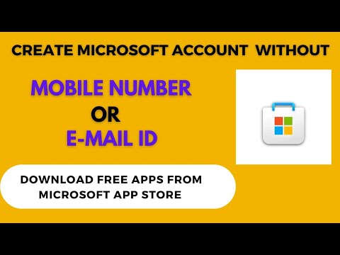 HOW TO CREATE MICROSOFT ACCOUNT & DOWNLOAD SOFTWARES FREE | WITHOUT PHONE NUMBER