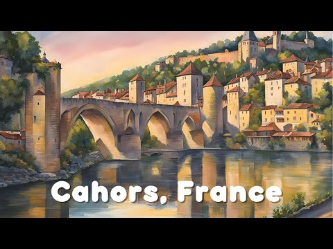 Cahors 2024, Walking Tour in France - 4K