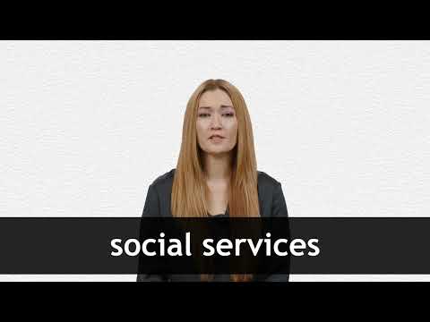 How to pronounce SOCIAL SERVICES in American English