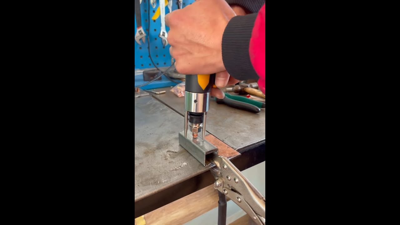 Energy storage stud welding, welding studs of various materials