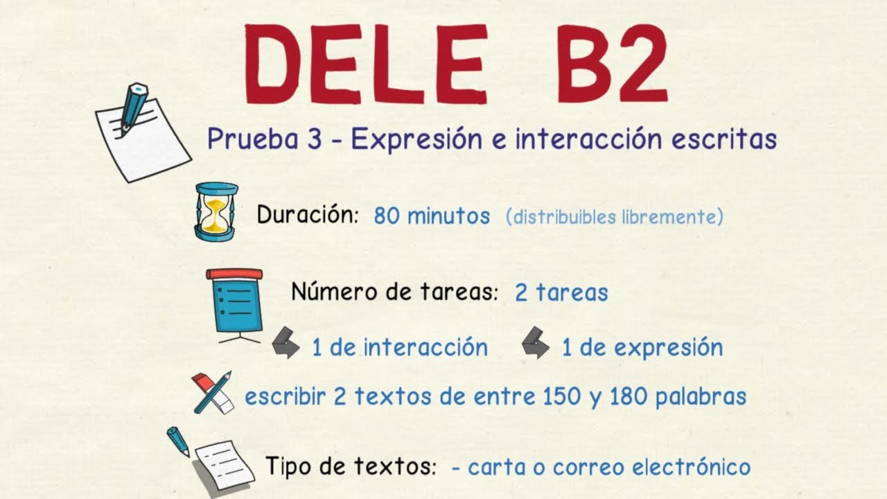 Aprender español: Pruebas 3 y 4 del examen DELE B2 (nivel avanzado)