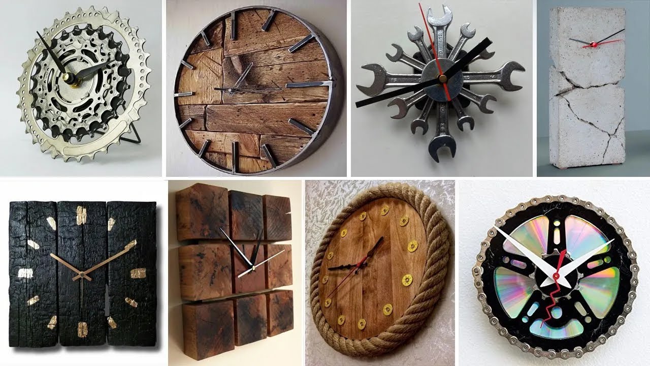 Easy and Creative Diy Clock Ideas _ Wall Clock _ Table Clock ideas